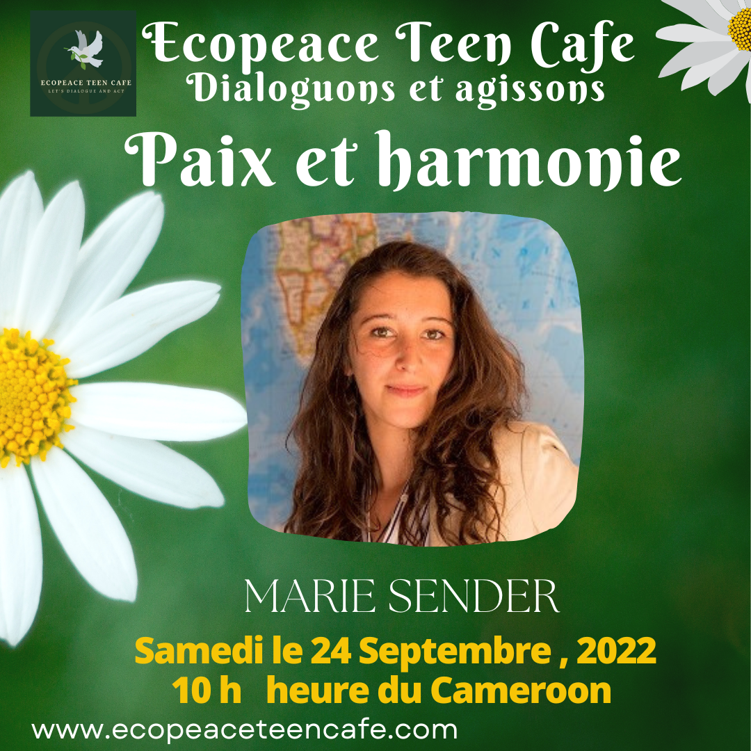 French Training Program in Africa – Ecopeace Teen Cafe