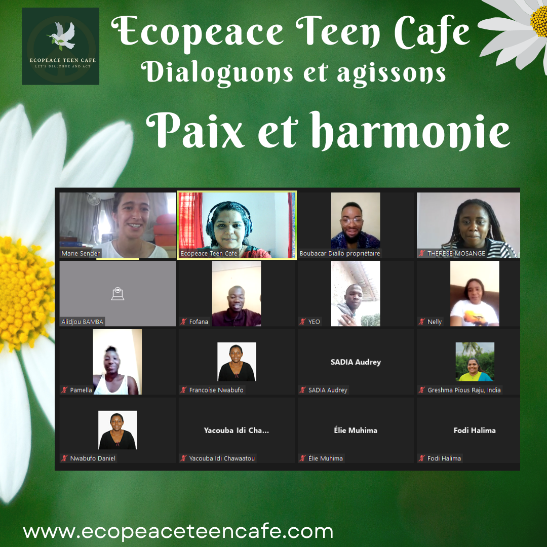 French Training Program in Africa – Ecopeace Teen Cafe